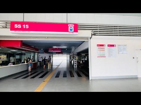 [4K60FPS] SS15 LRT station connects the SS15 and SS17 neighborhoods in ...