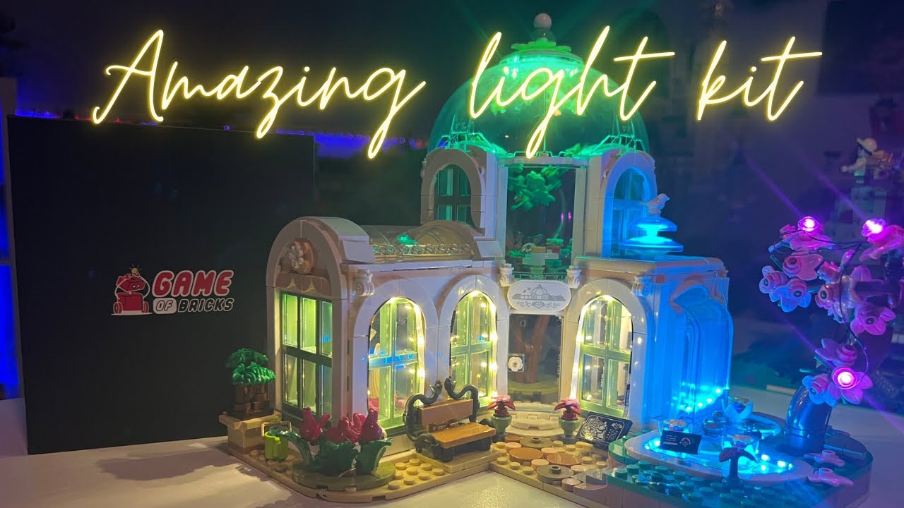 Lighting up the LEGO Friends Botanical gardens with Game of bricks ...