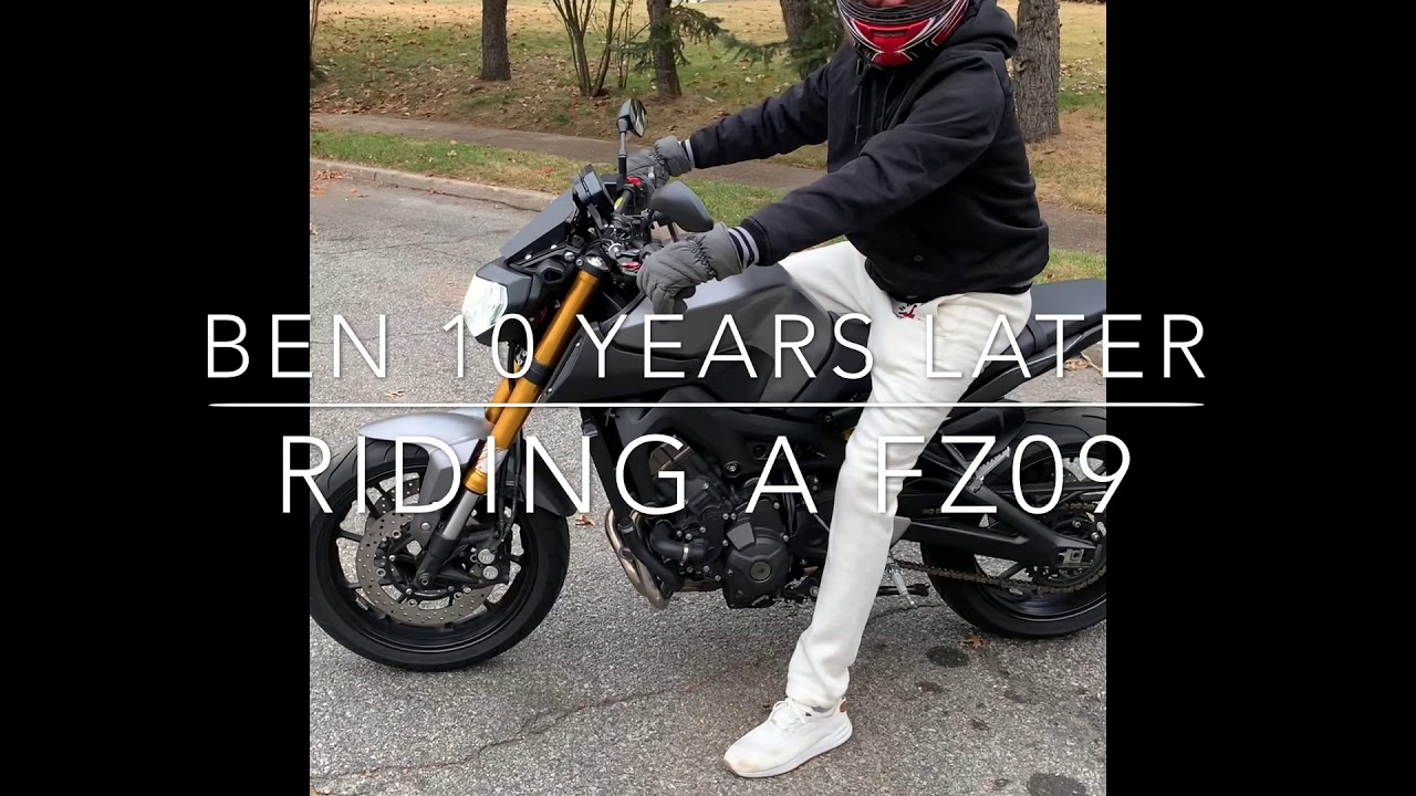Ben riding his fz09 - YouTube