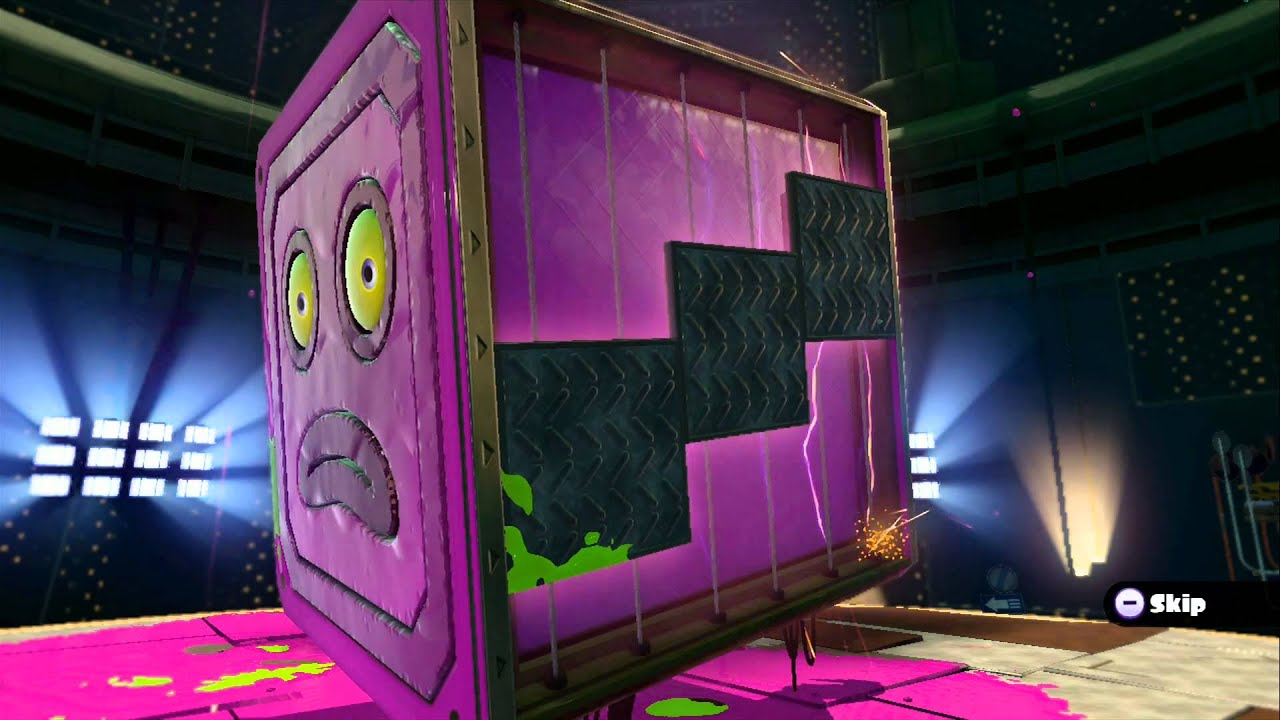 Splatoon 1st Boss Fight - YouTube