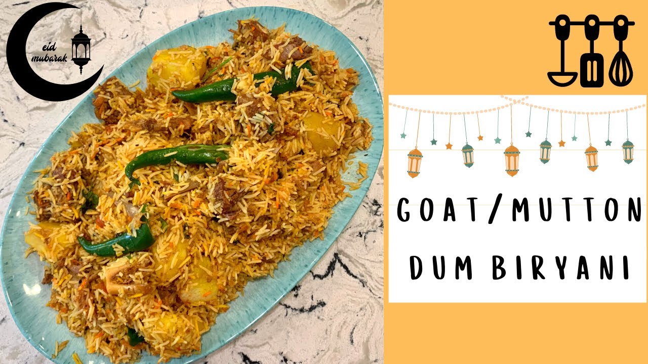 (Burp)ees Special GOAT/MUTTON DUM BIRYANI | Ramadan & Eid Recipes - YouTube