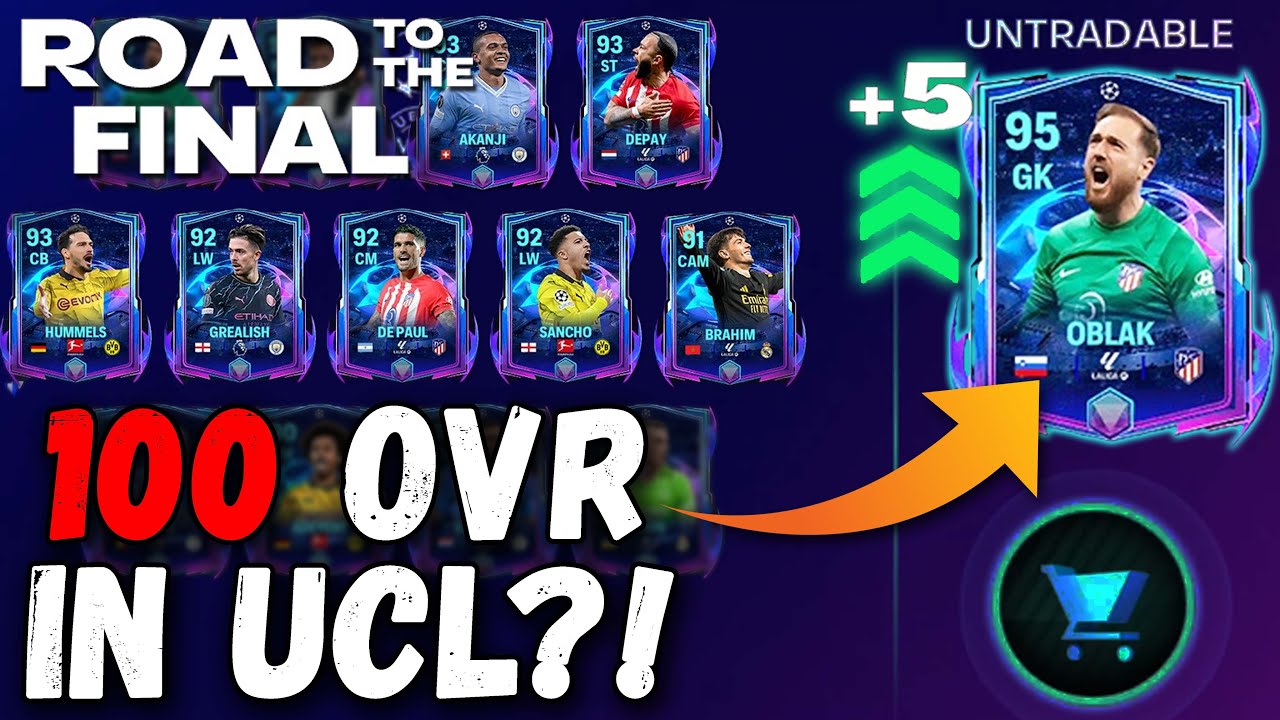 100 OVR OBLAK?! UCL ROAD TO FINAL EVENT! LIVE OVR EXPLAINED, NEW ICONS ...