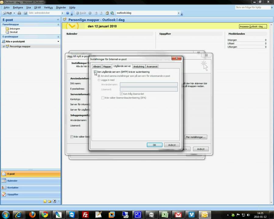Google Apps setup in Outlook 2007 - YouTube