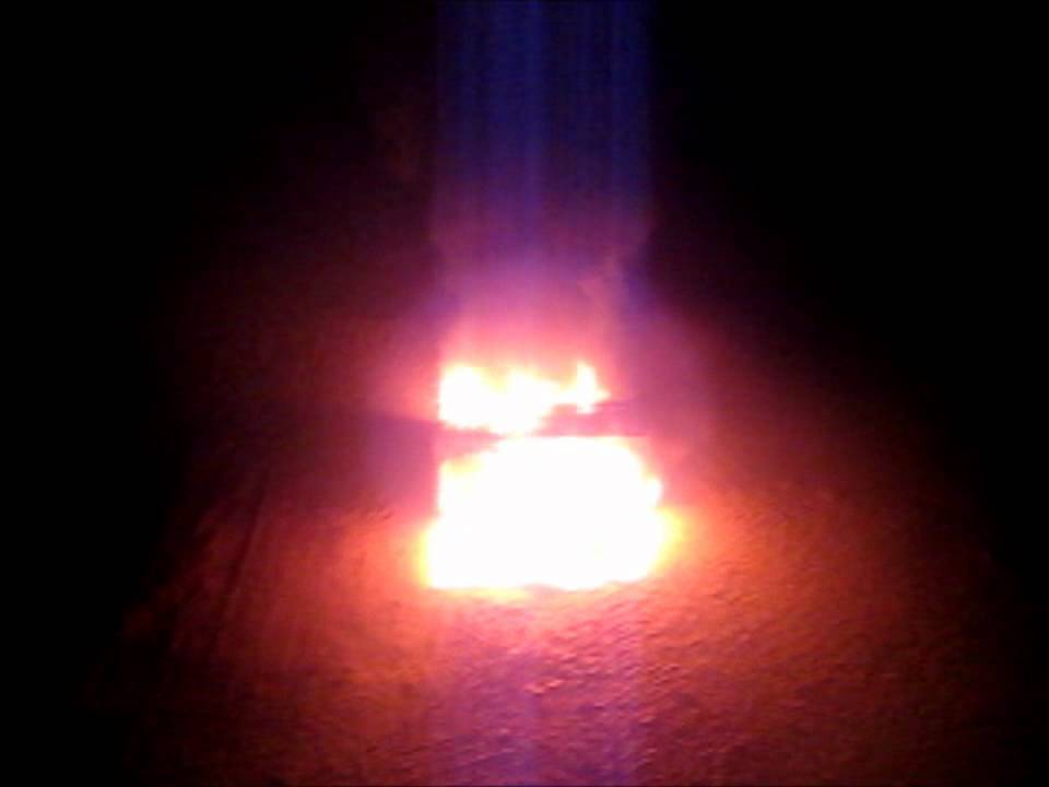 Burning my old fried gaming computer - YouTube