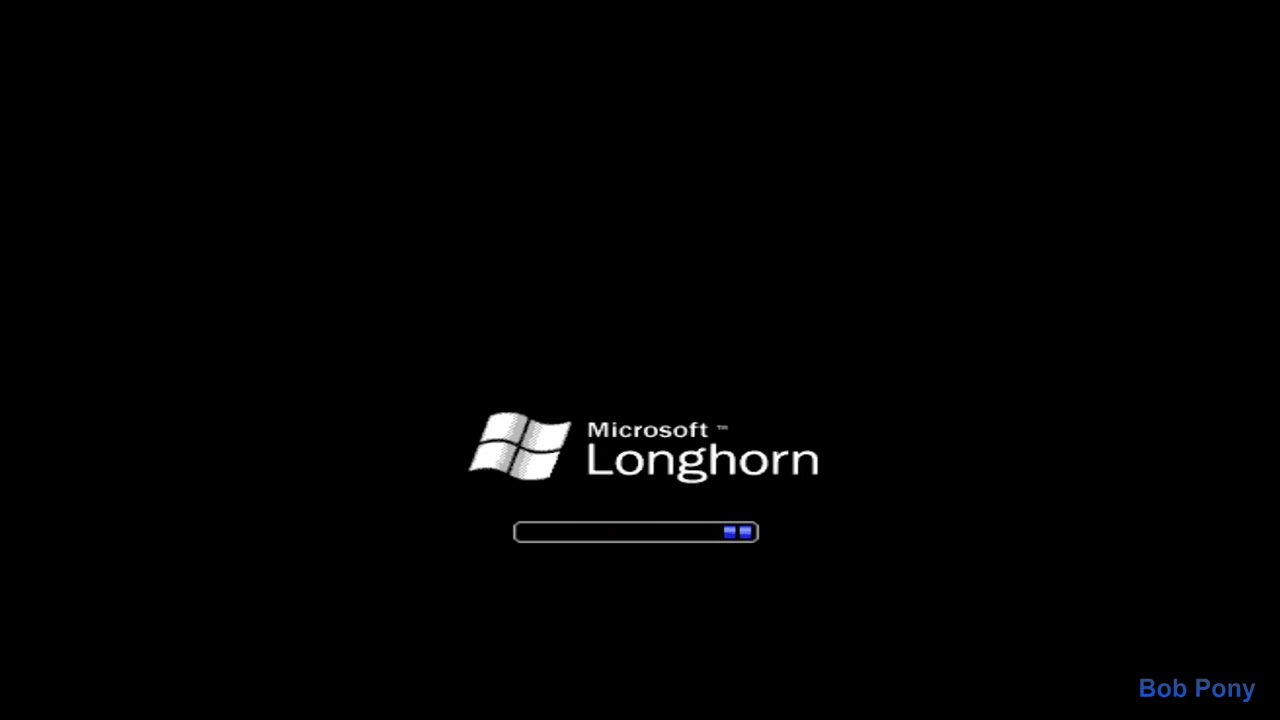 Windows Longhorn builds 4011-4039 bootscreen (2003) - YouTube