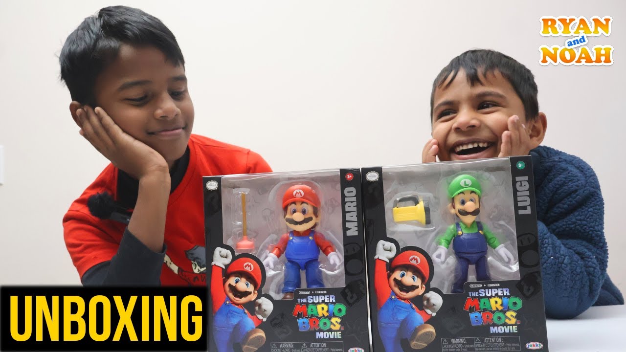 The Super Mario bros. movie Action figure | Unboxing - YouTube