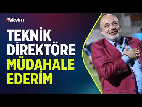 Murat Sancak: Teknik direktöre müdahale ederim. Her şeyin sorumlusu yönetimse neden müdahale etmesin
