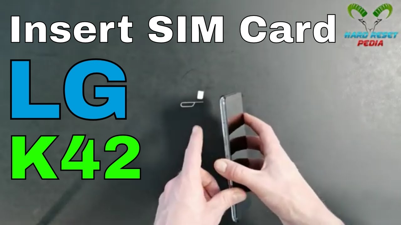 LG K42 Insert SIM The Card - YouTube