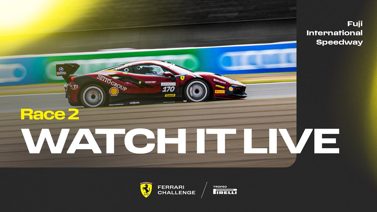 Ferrari Challenge Japan - Fuji Speedway, Race 2 - YouTube