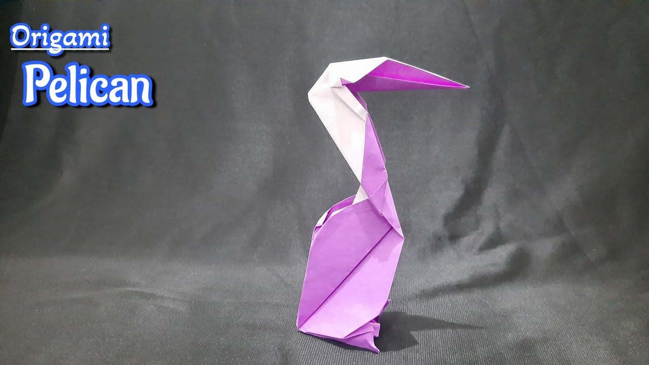 How To Make Paper Pelican | Origami Bird - YouTube