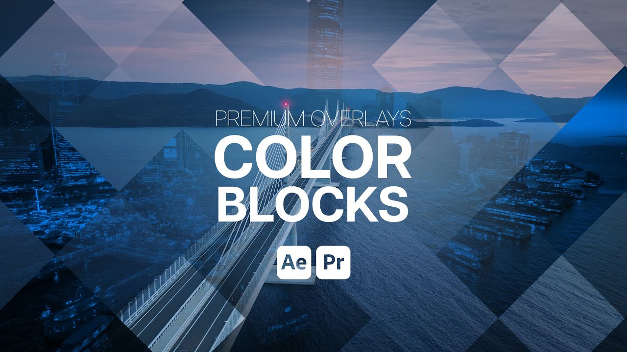Premium Overlays Color Blocks (After Effects - Premiere Pro MOGRTs ...