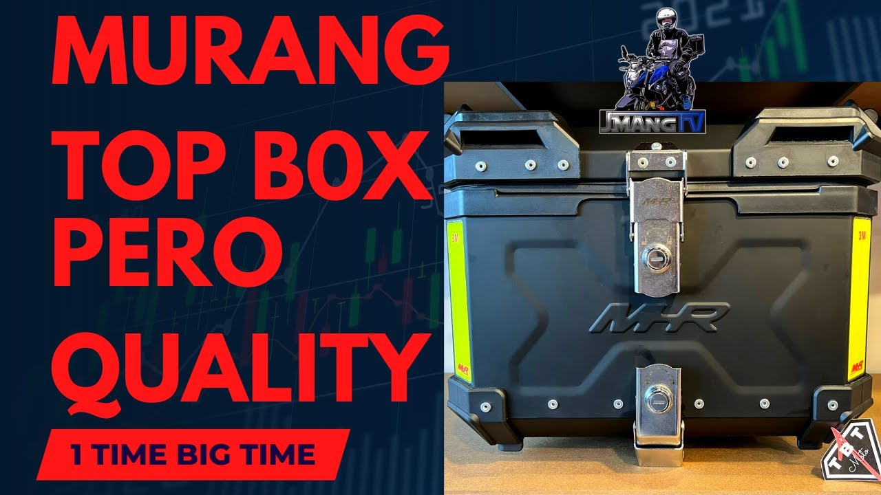 Murang Alloy Top Box MHR 45L - YouTube