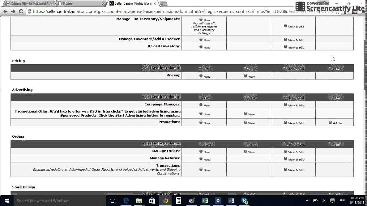 Granting Access to Seller Central - YouTube