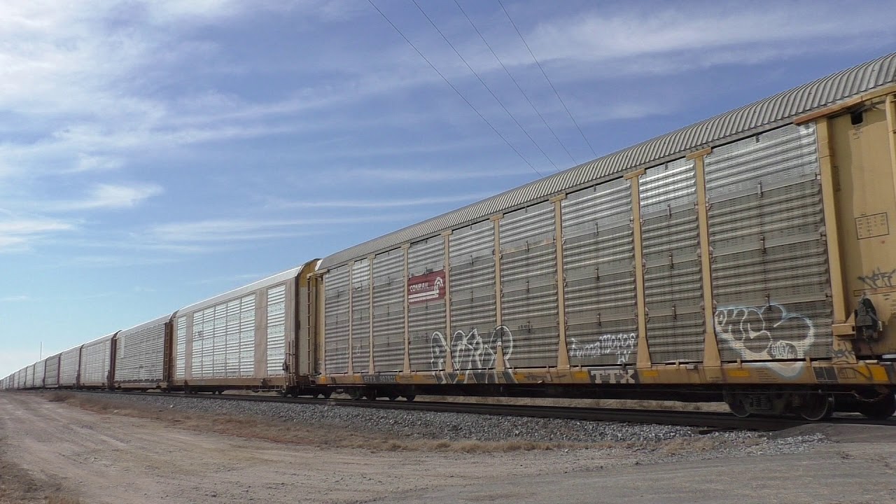 UP Golden State Route: Nogales autorack with CSXT power!! 02/06/2017 - YouTube