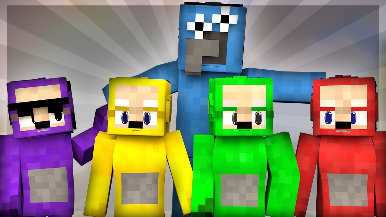 Teletubbies Unite! | Playing Minecraft as the Teletubbies - YouTube