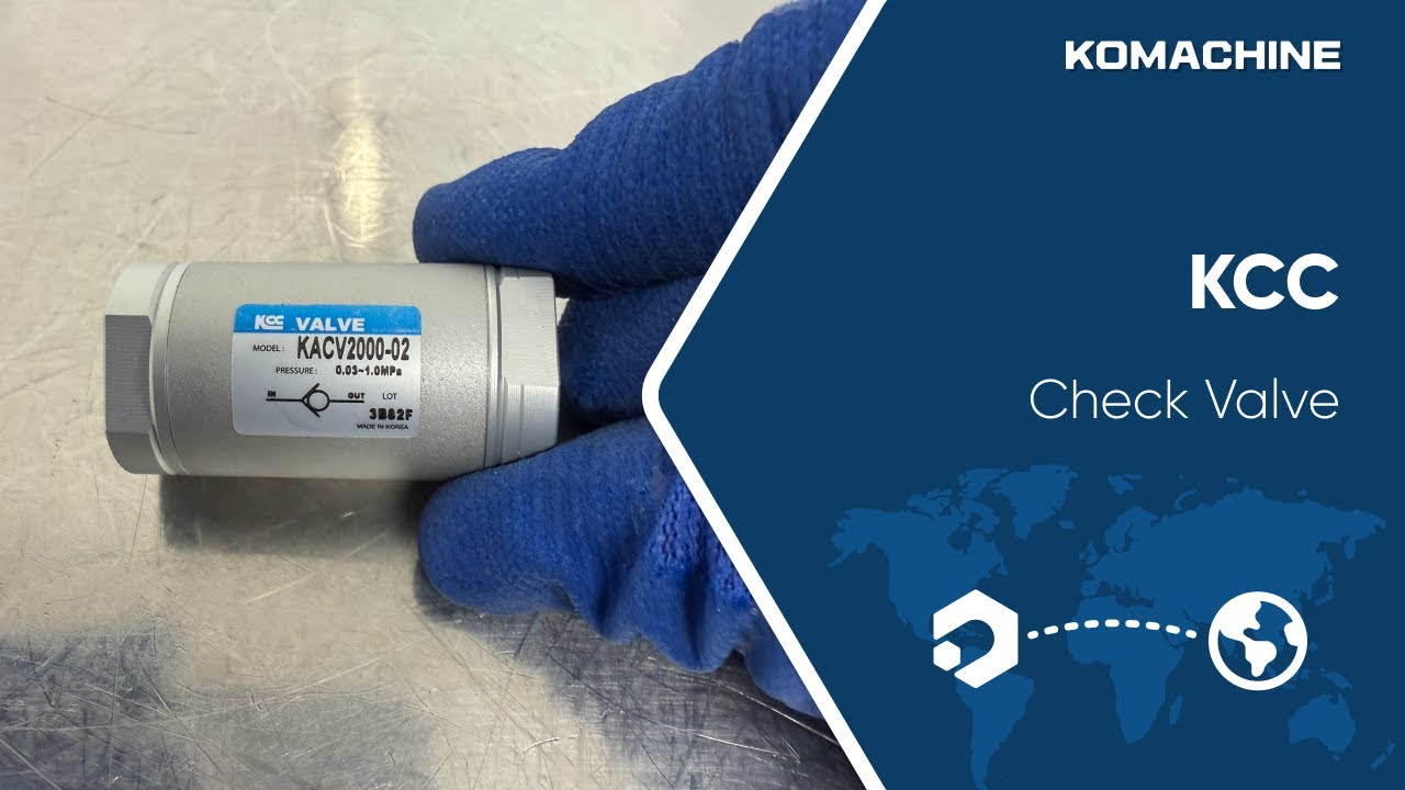 KCC / Check Valve (KACV2000-02) / INV-06506 - YouTube