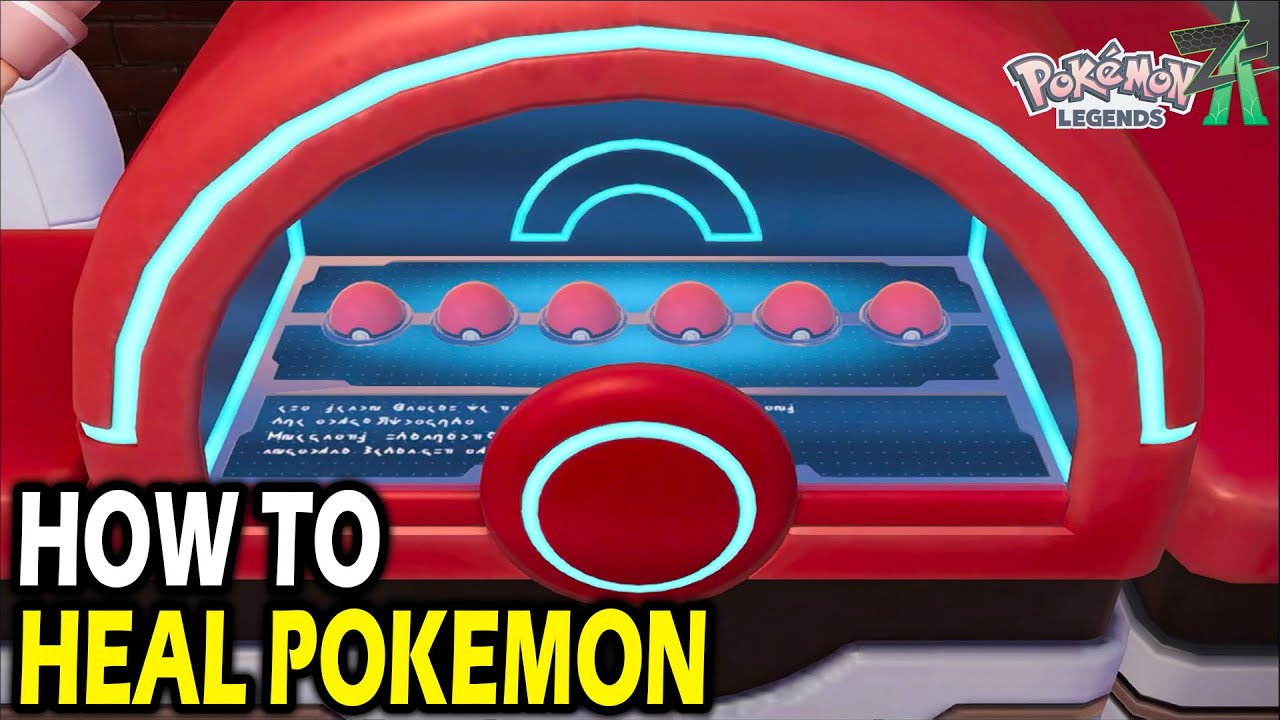 How to Heal Pokemon in Pokemon Legends ZA - YouTube