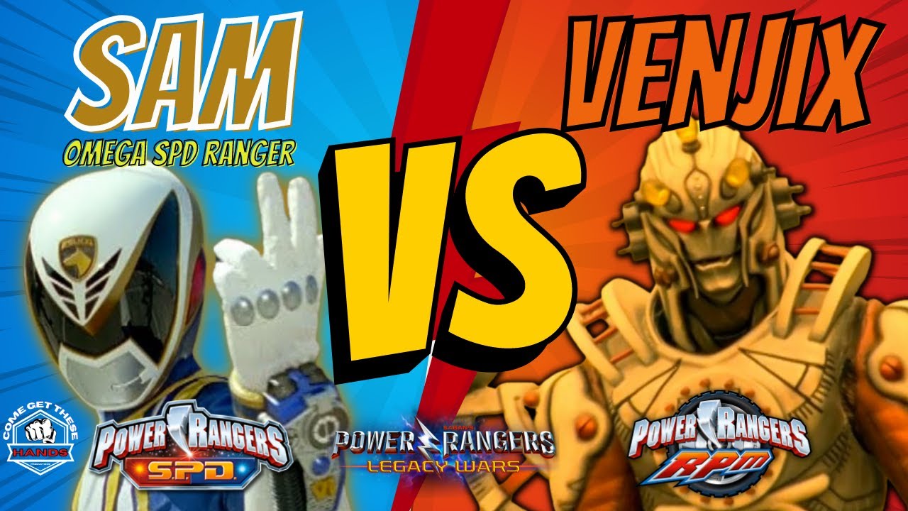 Power Rangers Legacy Wars Sam Omega SPD Ranger Vs Venjix Gameplay - YouTube