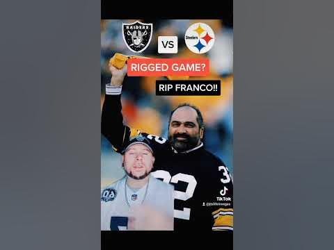 RAIDERS vs STEELERS Proof THE NFL IS RIGGED! - YouTube