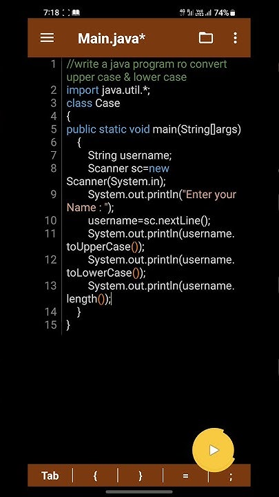 java program ,convert given Name in uppercase and lowercase #quicktechpoint #java - YouTube