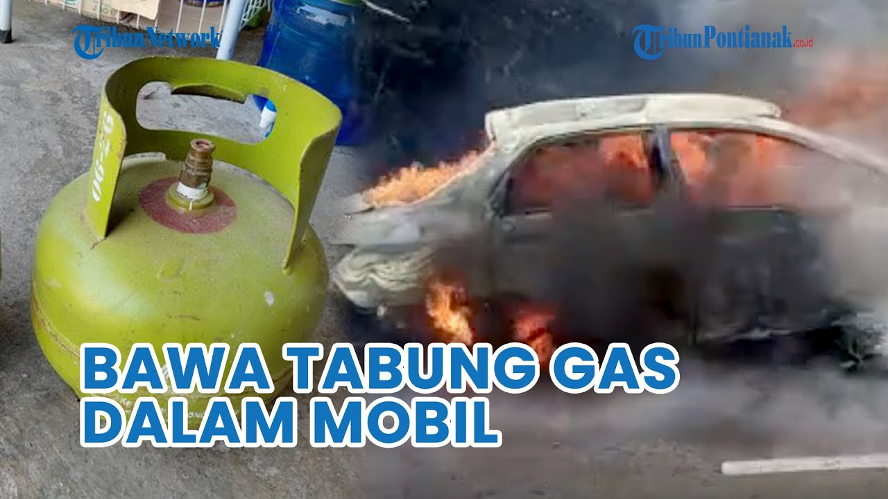 Bawa 11 Tabung Gas, Mobil Sedan di Cakung Meledak dan Terbakar - YouTube