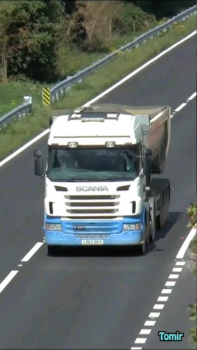 SCANIA G480 A1(M) motorway #truckspotting #tomir - YouTube