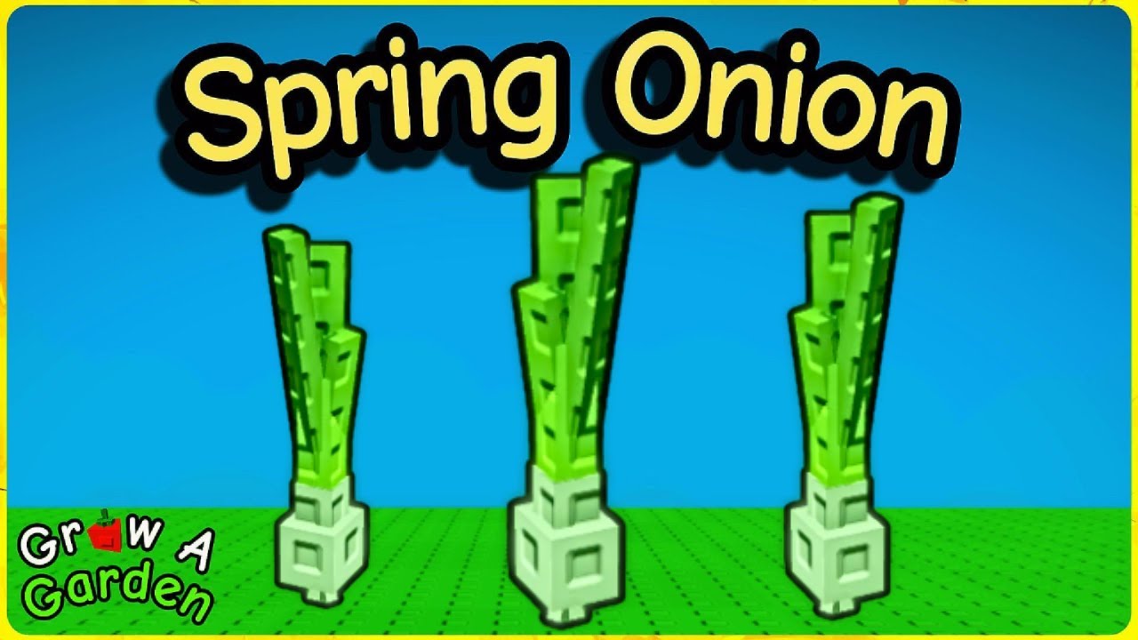 How to Get SPRING ONION in Grow a Garden | Showcase (Roblox) - YouTube