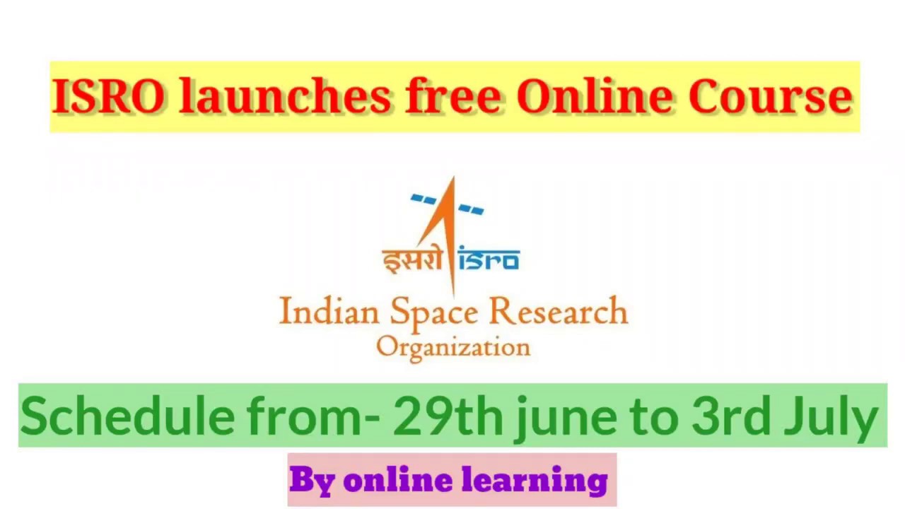 ISRO launches free online Courses - YouTube