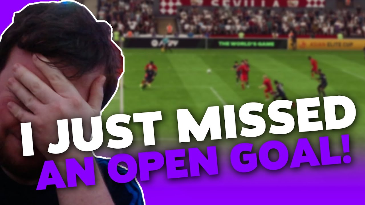 I just missed an open goal... - YouTube
