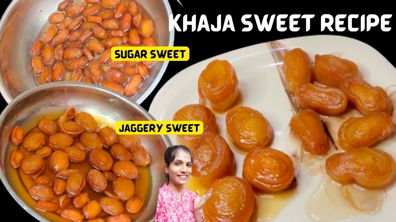 KHAJA SWEET | JAGGERY (GUD) SWEET RECIPE-SUGAR KAJA RECIPE | KAJA SWEET ...