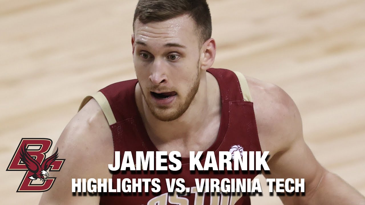 Boston College's James Karnik Goes All Out In Career Night Versus ...