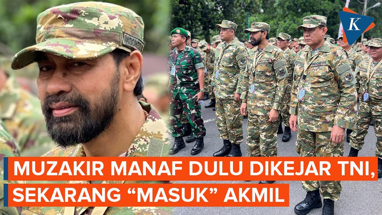 Potret Muzakir Manaf Pakai Baju Loreng di Akmil Magelang - YouTube