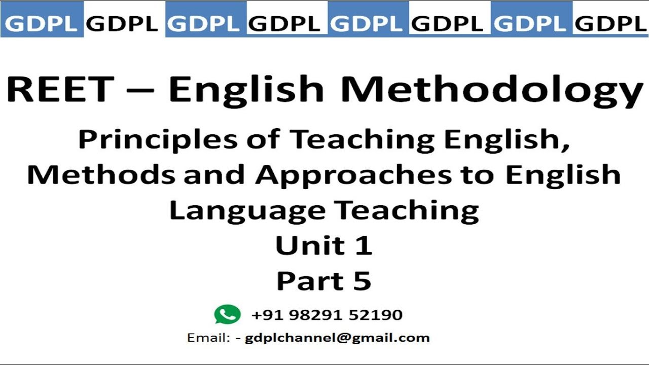 Methods And Approaches To English Language Teaching Part 5 YouTube Methods And Approaches To English Language Teaching Part 5 YouTube