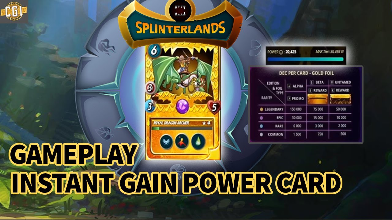 SPLINTERLANDS INDONESIA : BAGAIMANA MENINGKATKAN POWER CARD DENGAN INSTANT | TUTORIAL ...