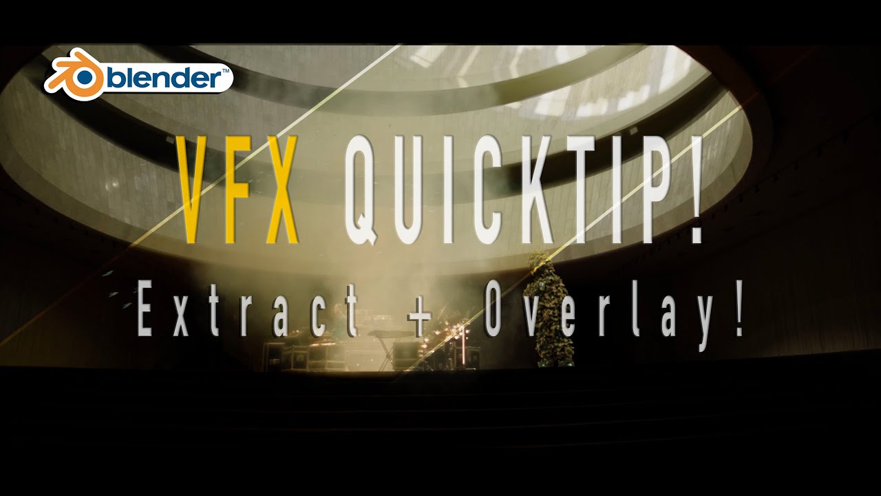 VFX Quicktip: Extract and Overlay Plate Data - YouTube