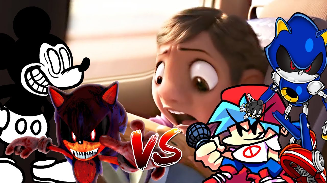 Mickey Mouse.avi & Sonic.EXE & Friday Night Funkin' & Metal Sonic ...