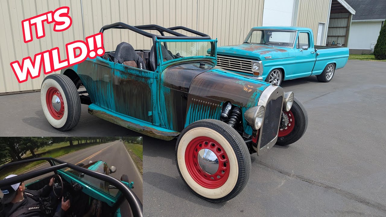 Model A is DONE! Hot Rod pre-runner project is ROAD WORTHY!!! - YouTube
