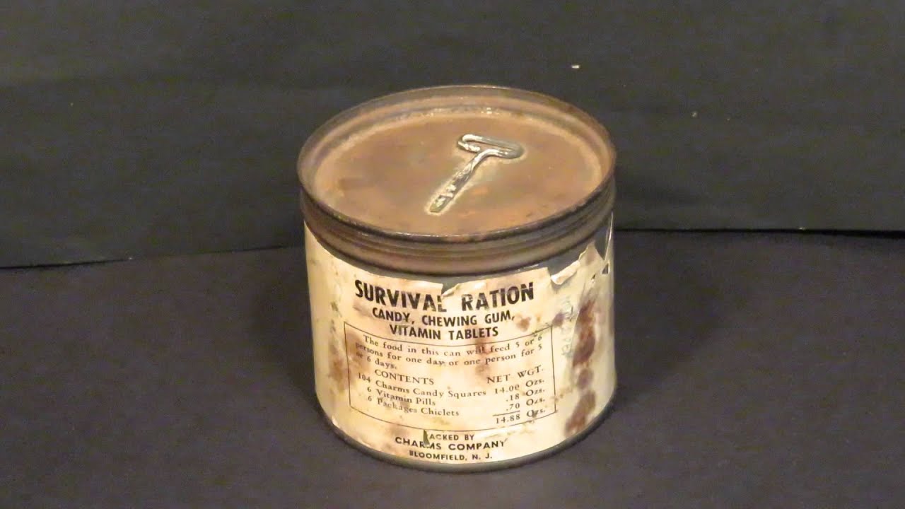 Survival Ration Vietnam-Era Produced in 1967 Opening/Review + Taste ...