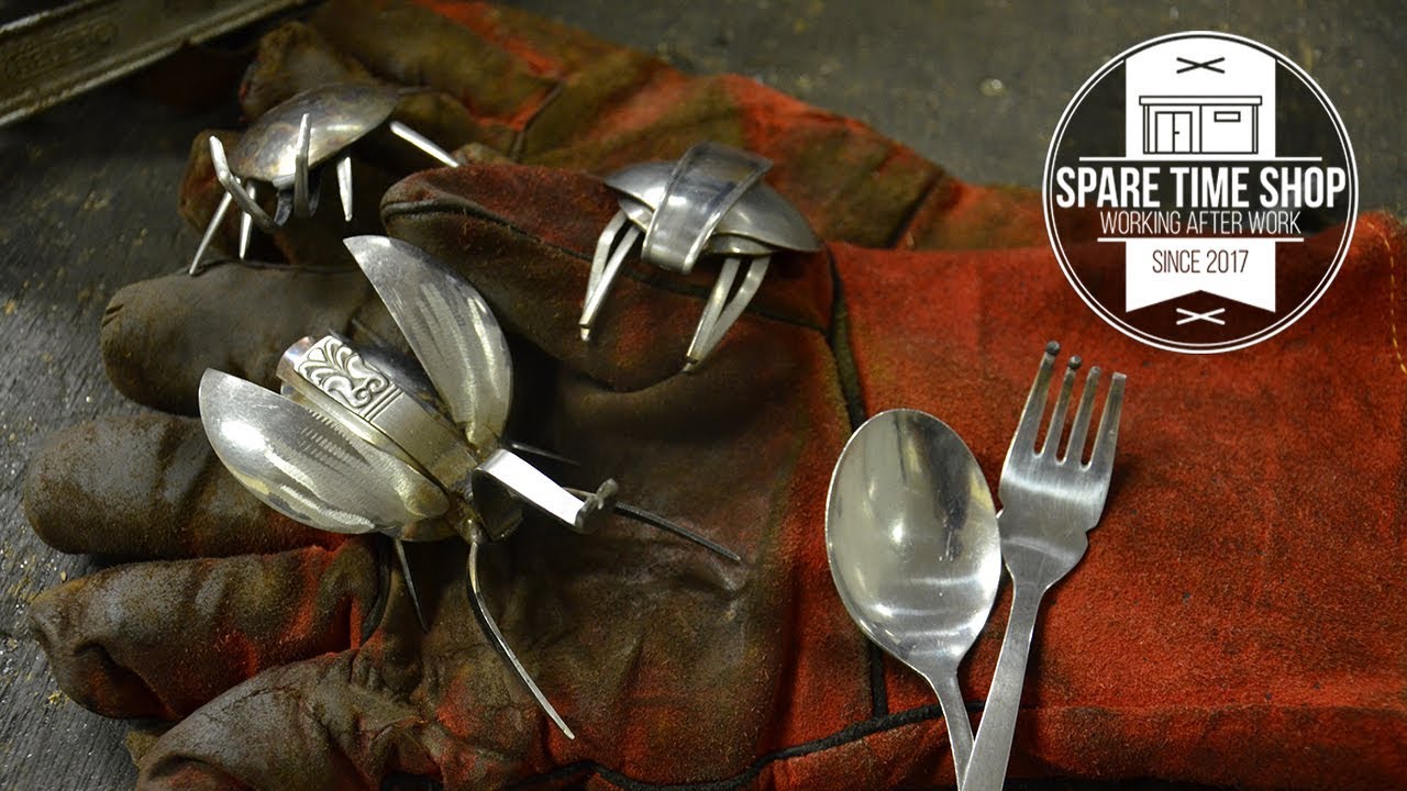 TIG Welding Spoons into Bugs / Cutlery Beetles - YouTube