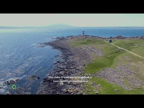 Rathlin Island South Lighthouse at Rue Point Co Antrim Northern Ireland ...
