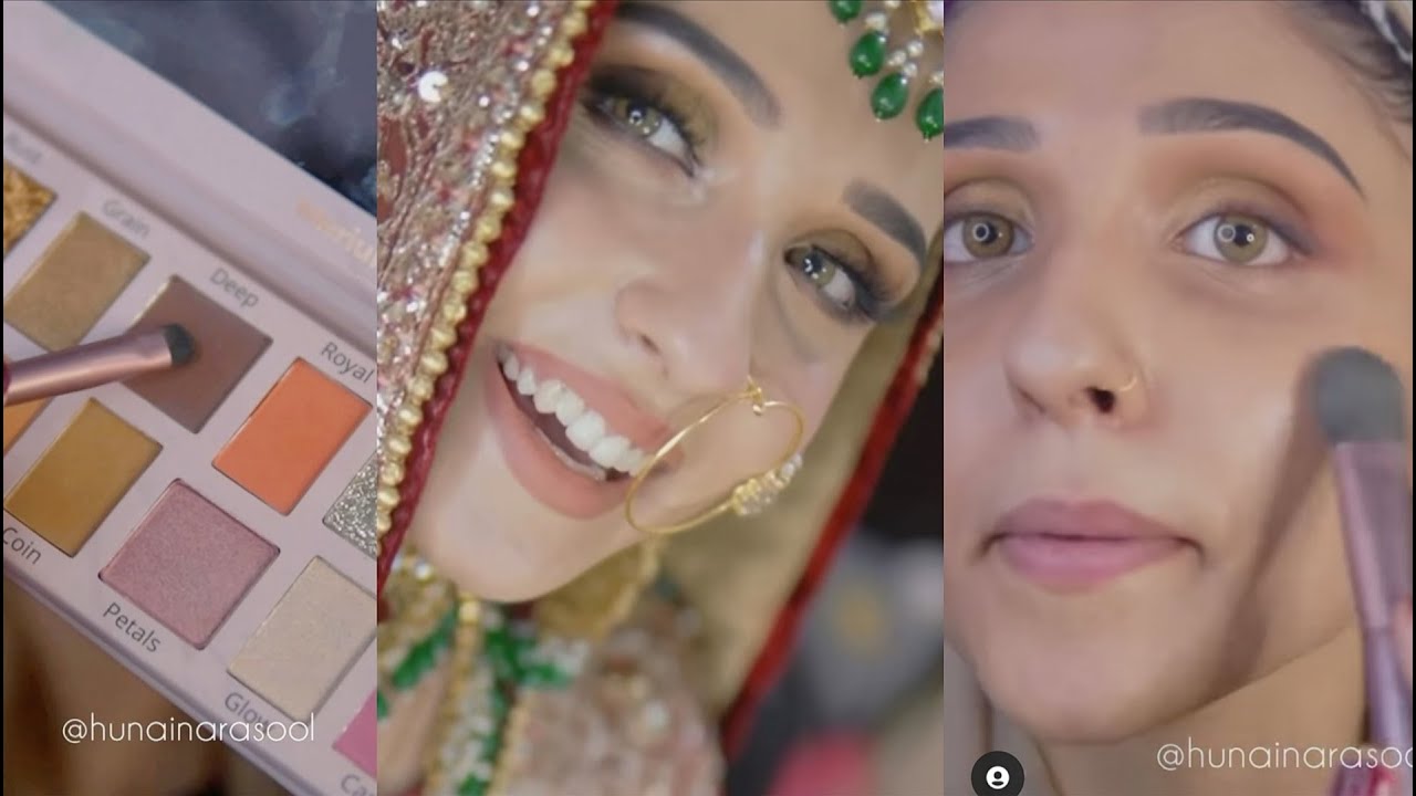 Hunaina Rasool Playing With Bounty Pallete Of Merium Pervaiz 😍🌸 - YouTube