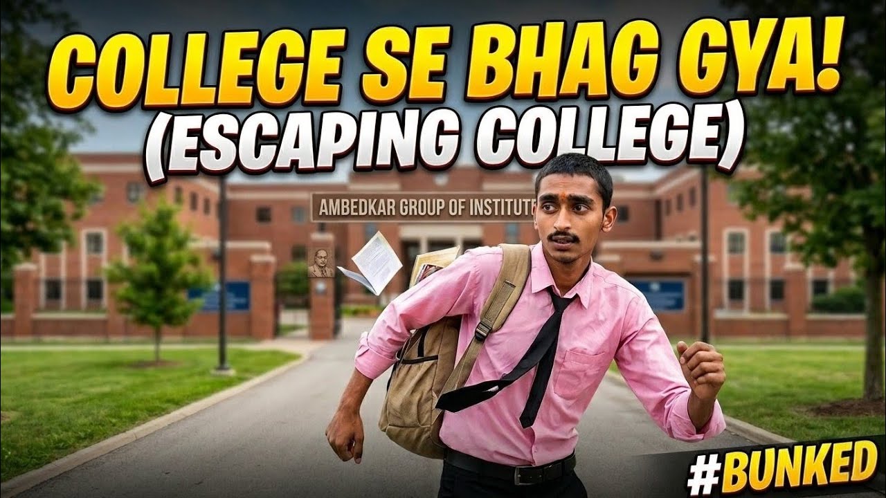 Ajj College Me Se "BUNKED" Mar diya🥲... Lekin Kyou🤔 - YouTube
