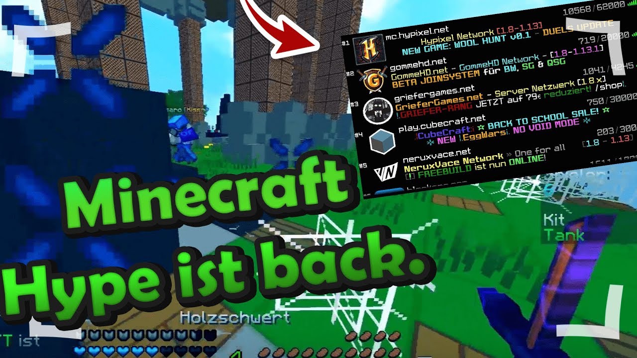 Minecraft HYPE ist back. - YouTube