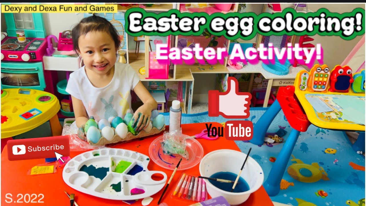 EASTER EGG painting ACTIVITY-2🇨🇦 ️ - YouTube