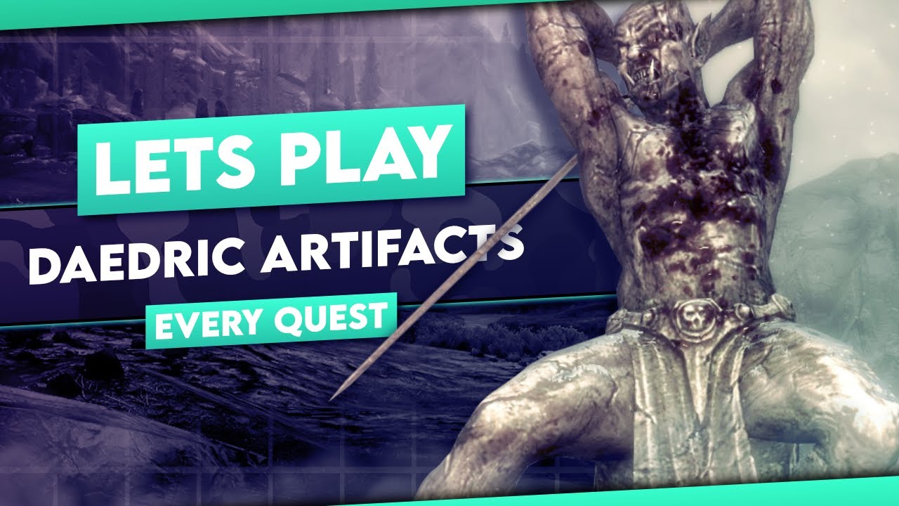 Skyrim All Daedric Artifacts Quest Walkthrough // FULL Gameplay with No ...