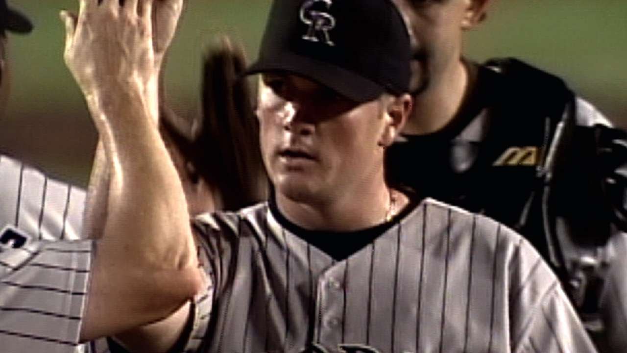 Great Moments In Rockies History: Jason Jennings' Debut - YouTube