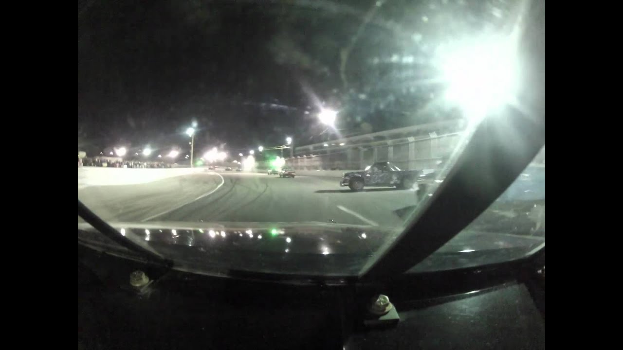 4-7-12 langley speedway super truck flip - YouTube