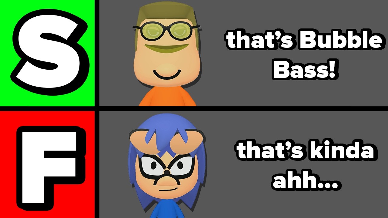 Ranking the best Miis by thier Lore Accuracy - YouTube