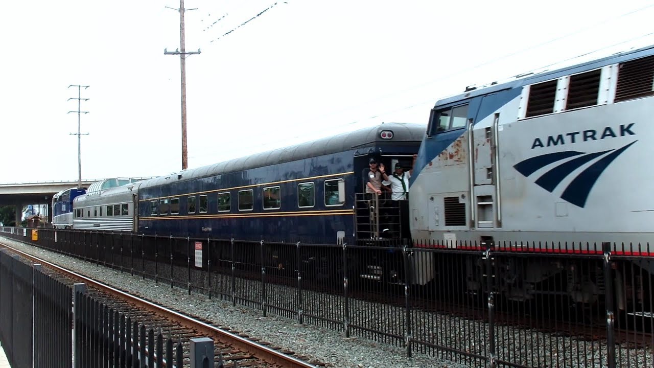 Amtrak Train Special Coach Cars - YouTube