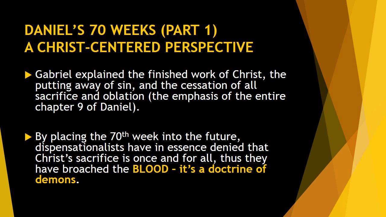 DANIEL 70 WEEKS PART 1 - YouTube